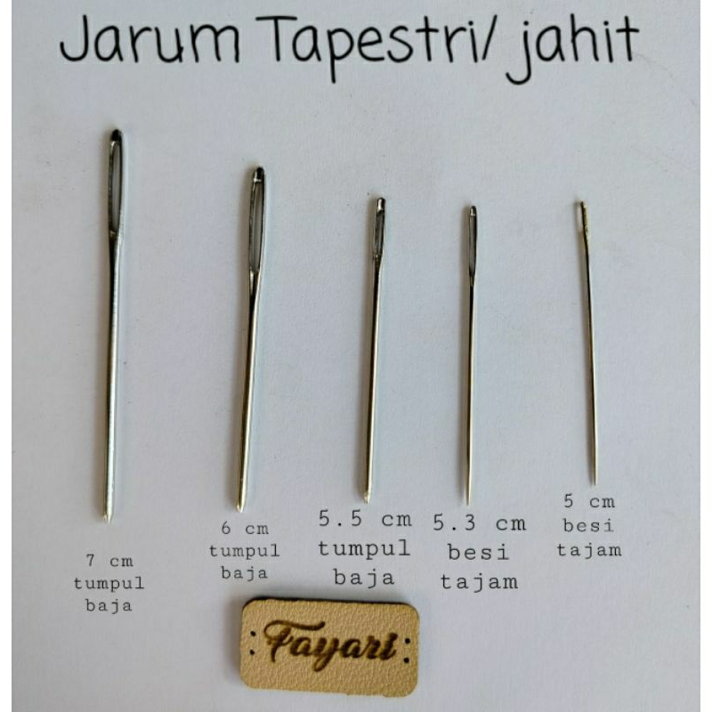 Jual Jarum Tapestri & Jarum Jahit (1 pcs) | Shopee Indonesia