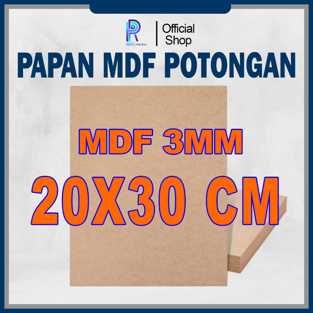 Jual MDF 3MM Papan Kayu / kayu Mdf Siap Pakai [20x30 cm] | Shopee Indonesia