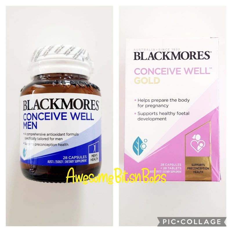 Jual Conceive Well Men 28 capsules | Gold Women 28 Capsules + 28 ...