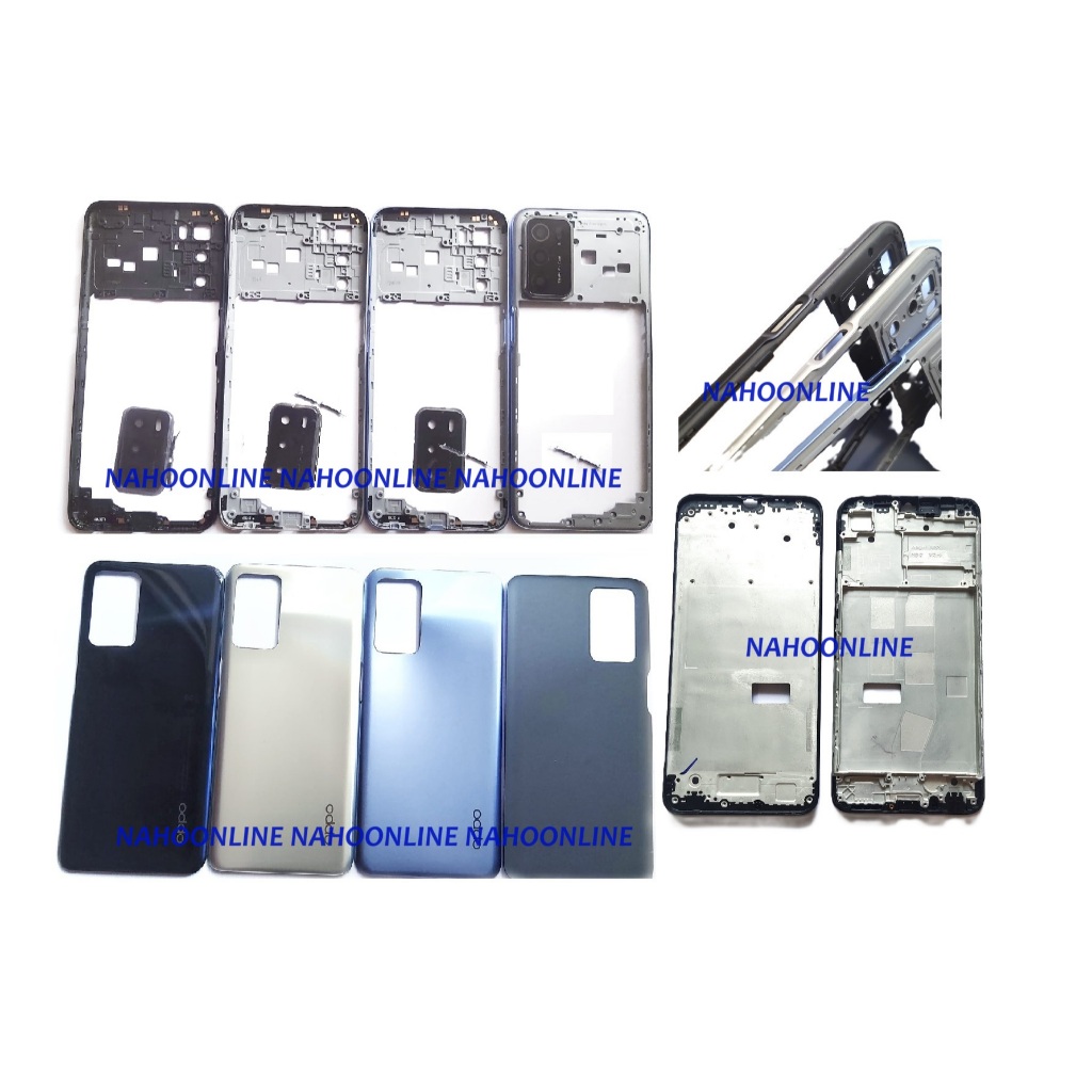 Jual TULANG BACK CASING HOUSING FULLSET OPPO A16 A16S TUTUPAN MESIN ...