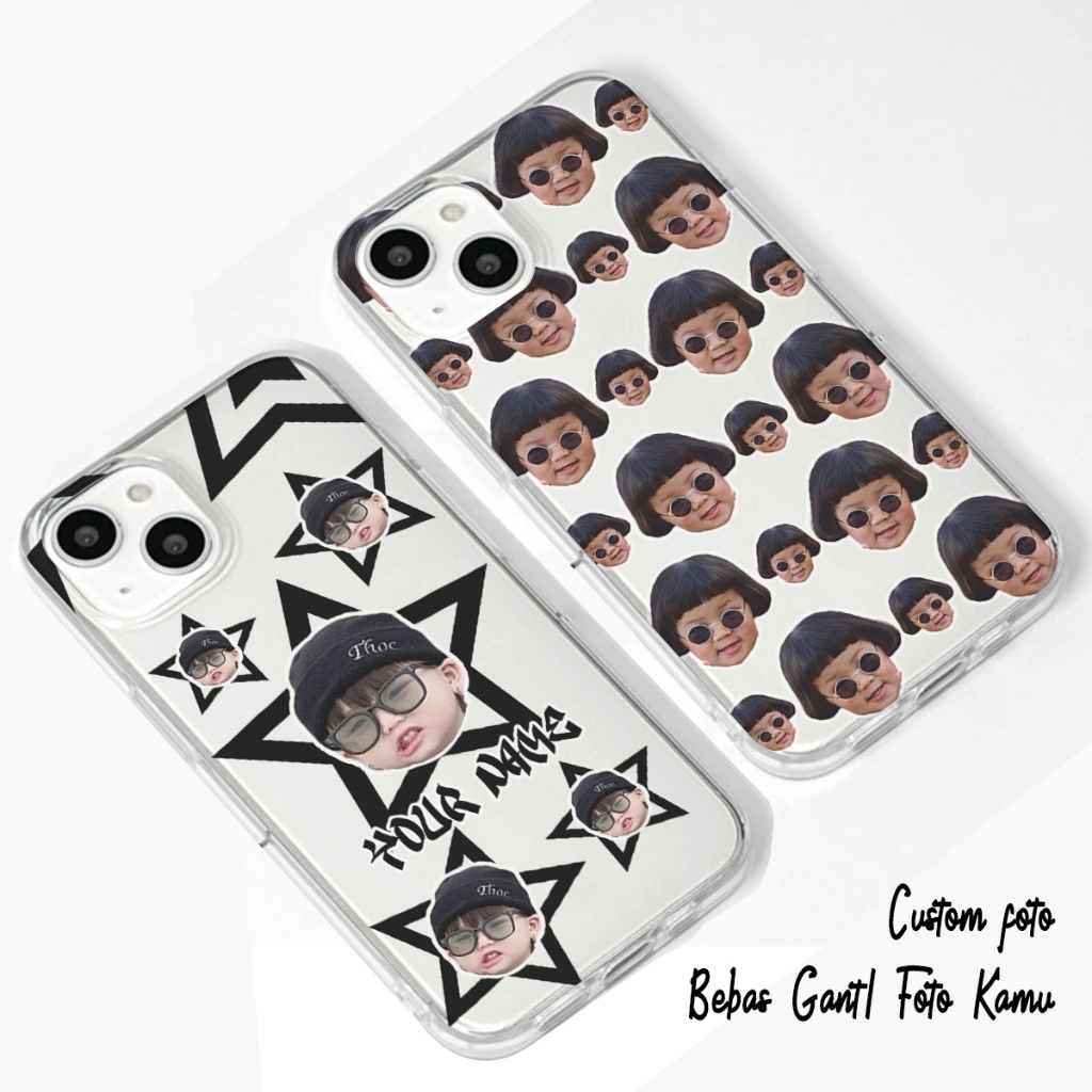 Jual Casing Hp Custom Foto Face Grid Design Bebas Ready For All Type ...