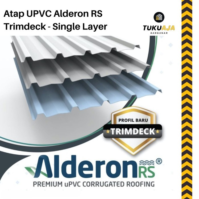 Jual Atap Alderon Rs Atap Upvc Trimdeck Single Layer 3 4 5 6 Meter ...