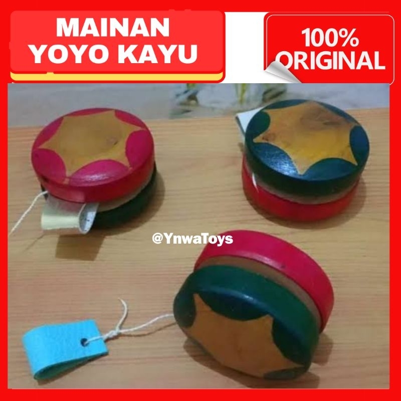 Jual MAINAN ANAK TRADISIONAL YOYO KAYU PREMIUM | Shopee Indonesia