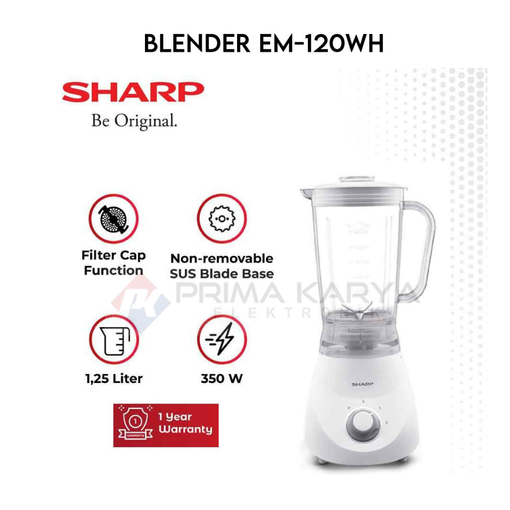 Jual blender sharp EM-120WH murah | Shopee Indonesia