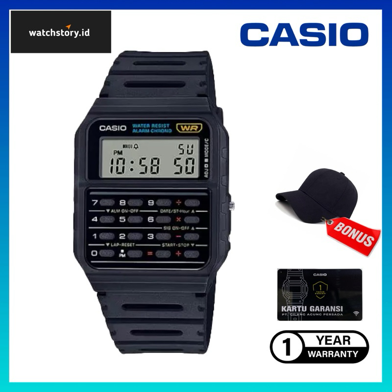 Jual Jam Tangan Casio Vintage Calculator Ca-53W-1Z | Shopee Indonesia