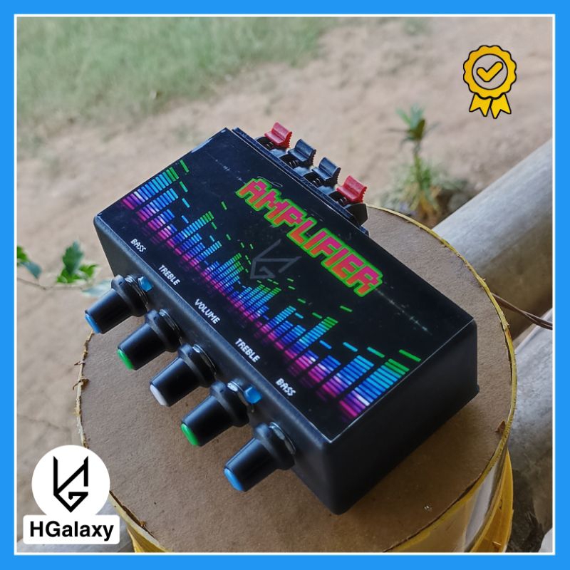 Jual Power Amplifier mini stereo 5 potensio trible bass+super 5/12Volt ...