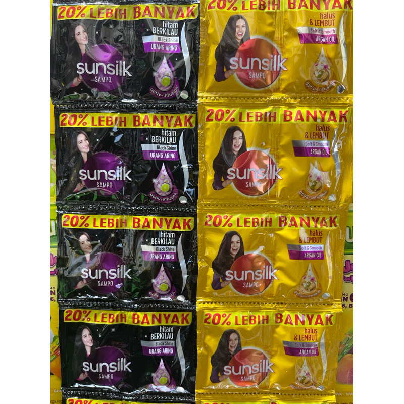 Jual SHAMPO SUNSILK RENCENG ( ISI 12 SACHET ) | Shopee Indonesia
