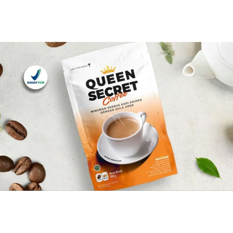 Jual AMIRALAB QUEEN SECRET COFFEE Travelpack 40gr Minuman Kopi Pelancar ...