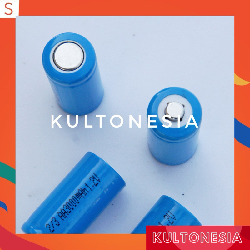 Jual Baterai Flat Top AA 1.2V 2/3 3000mAh | Shopee Indonesia