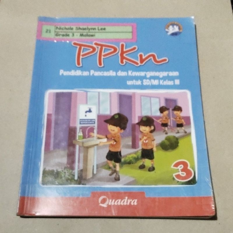 Jual BUKU ORI PPKN KELAS 3 SD PENERBIT QUADRA | Shopee Indonesia