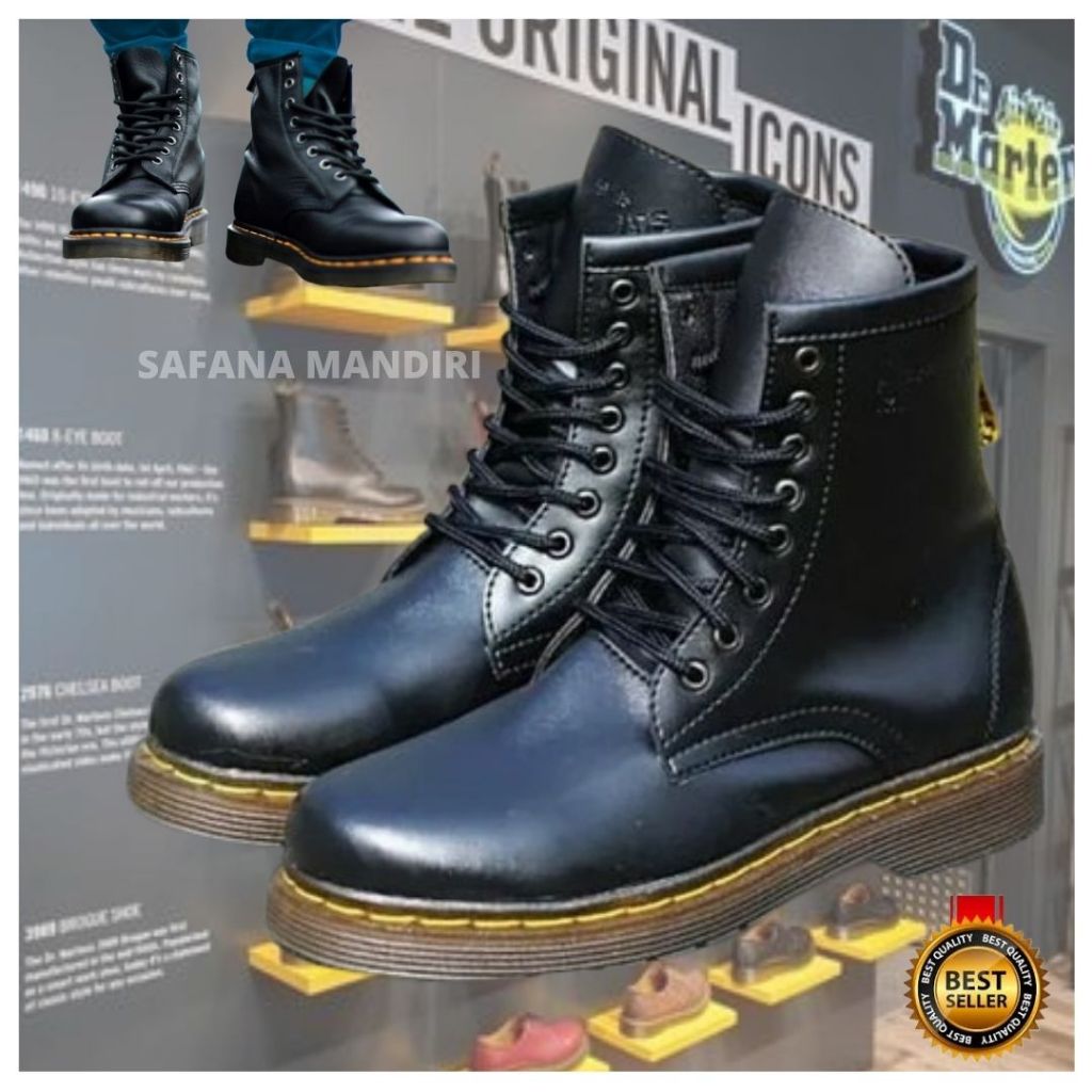 Jual Sepatu Boots Pria Docmart High Luxury Origin Brand New | Shopee ...