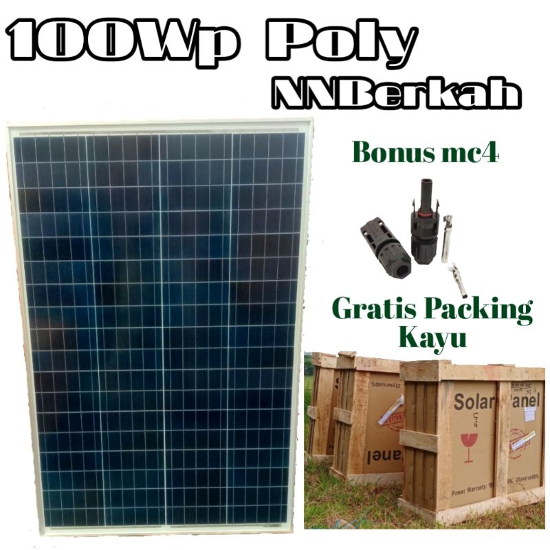 Jual Solar Panel GH 100Wp Poly Solar Cell Panel Surya | Shopee Indonesia