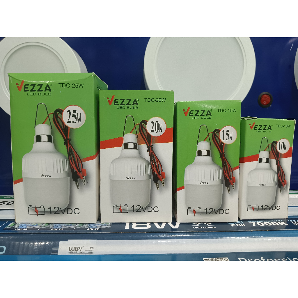 Jual Lampu LED DC Tabung Merk Vezza 12V Lampu Aki | Shopee Indonesia