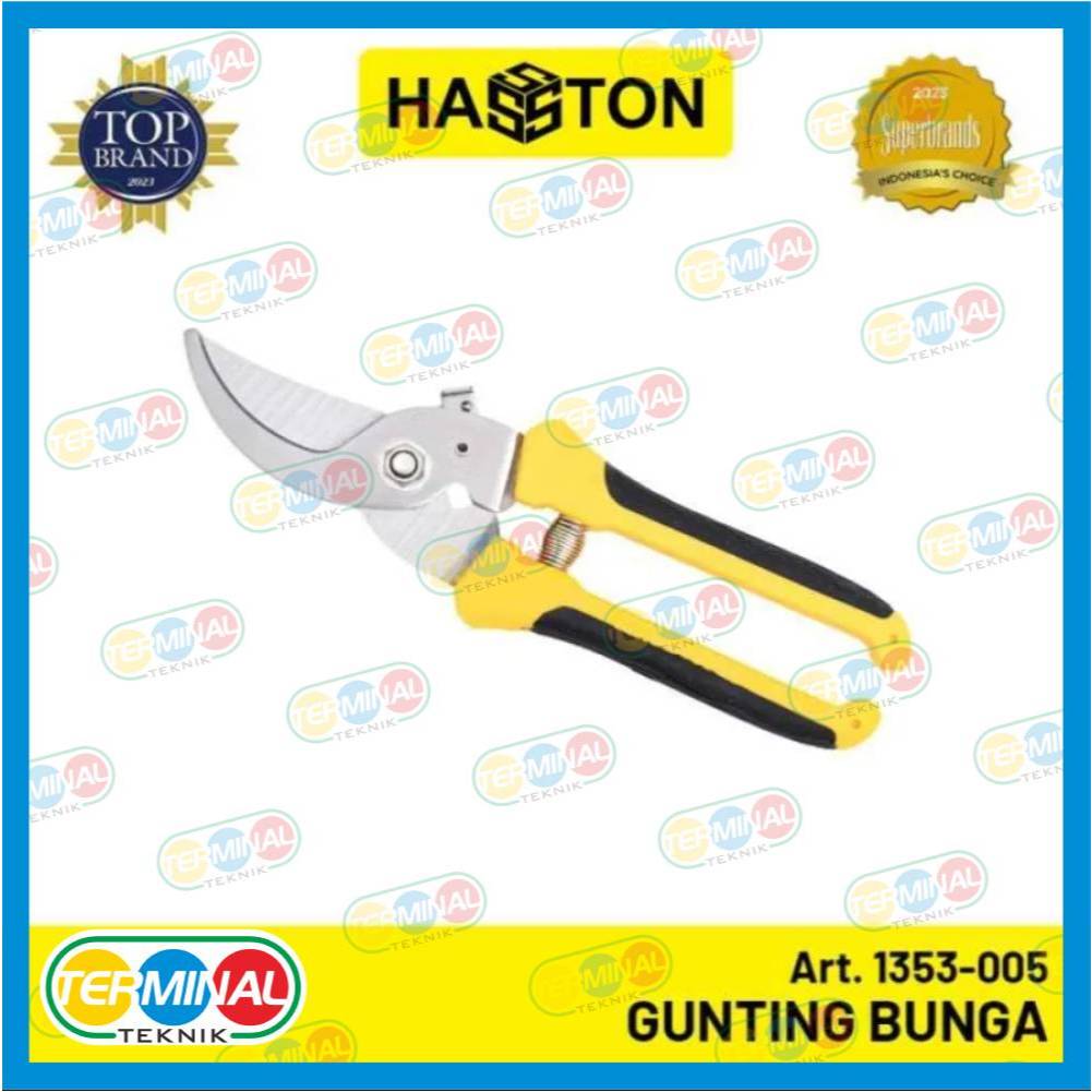 Jual Hasston Gunting Bunga Stainless Steel 8" / Gunting Tanaman (1353 ...