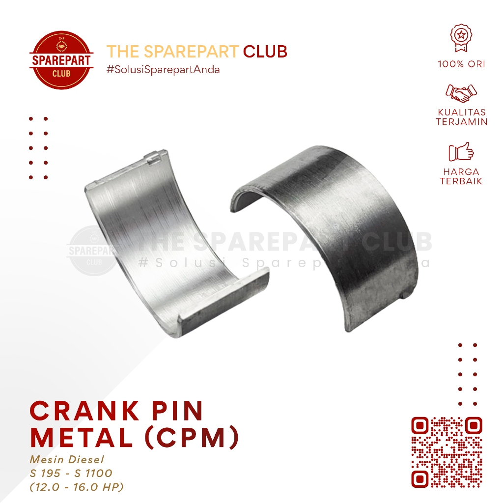 Jual Metal Jalan Crank Pin Metal Mesin Diesel S195 S1100 (12 - 16 PK HP) - CPM STD | Shopee ...