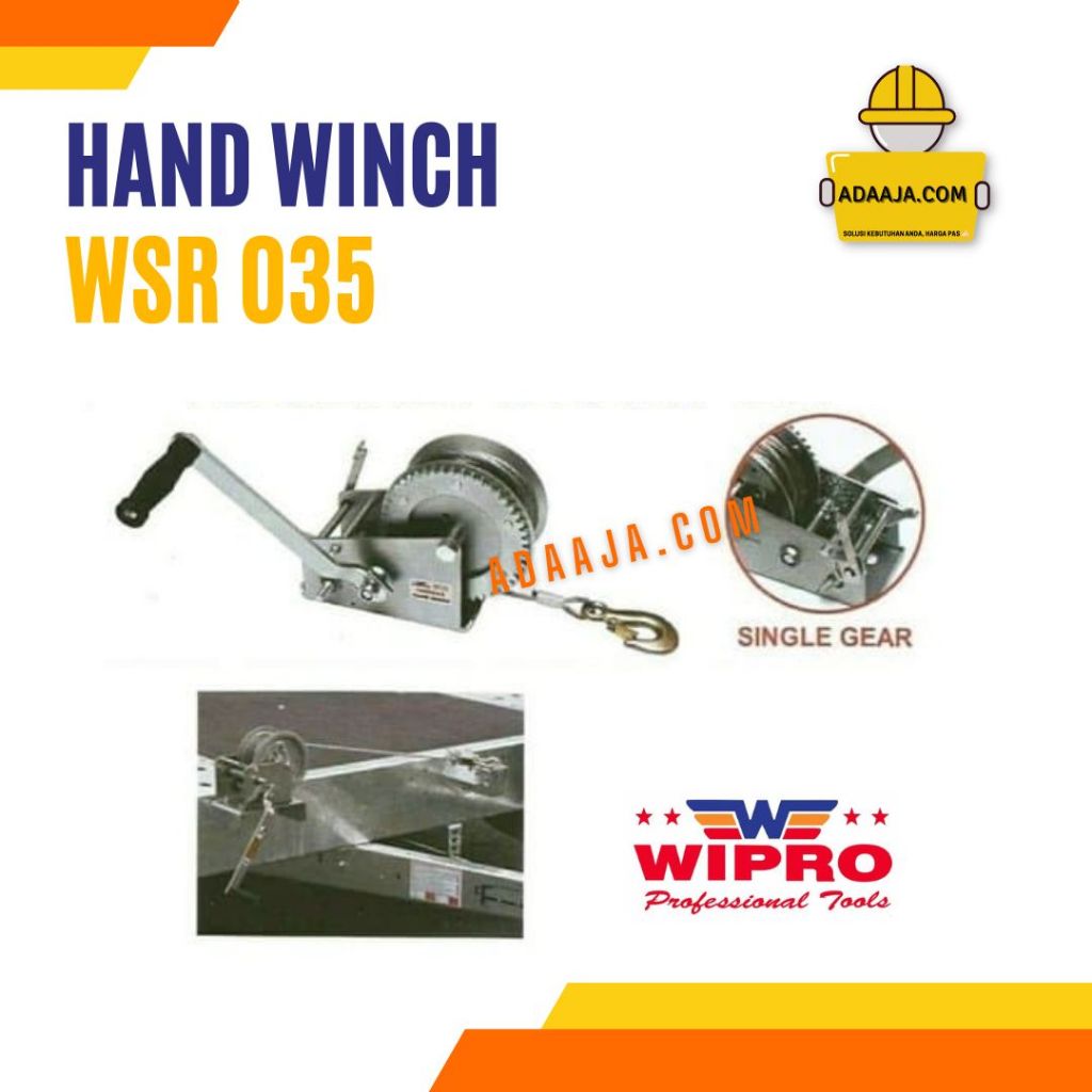 Jual Hand Winch Katrol Manual Wipro WSR 035 350 KG | Shopee Indonesia