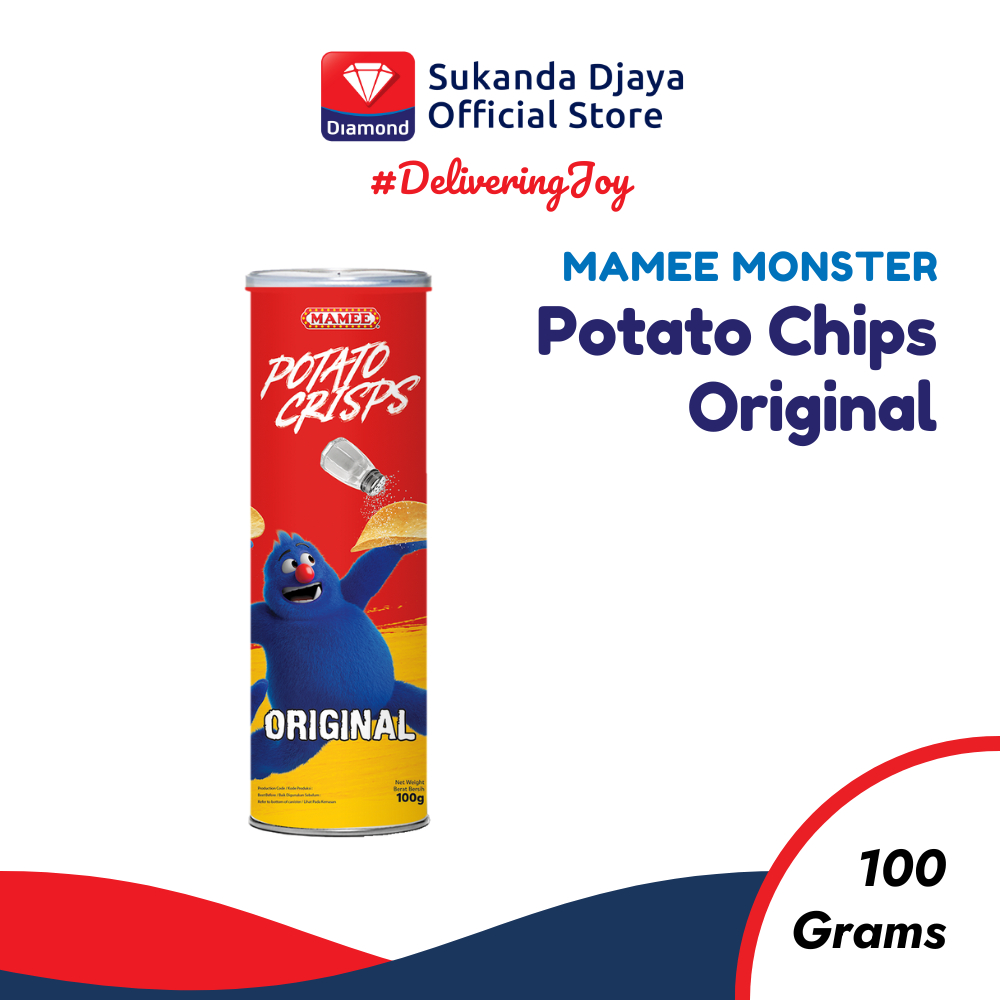 Jual Mamee Monster Potato Chips Crisps Original 100 Gr | Shopee Indonesia