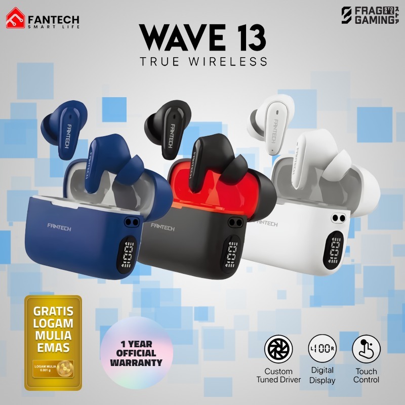 Jual Fantech Wave TW13 / TW-13 TWS Earphone Bluetooth True Stereo ...