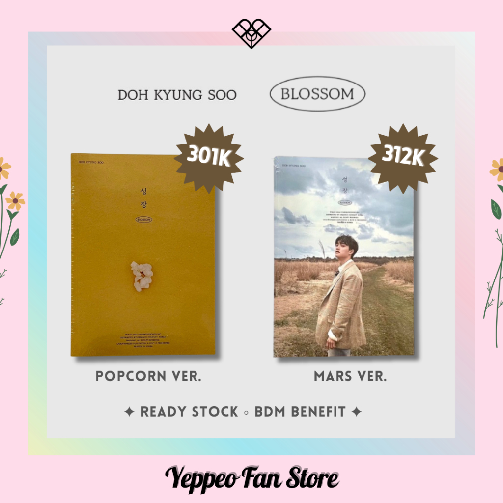 Jual DOH KYUNG SOO - BLOSSOM (POPCORN VER./ MARS VER.) BENEFIT BDM ...