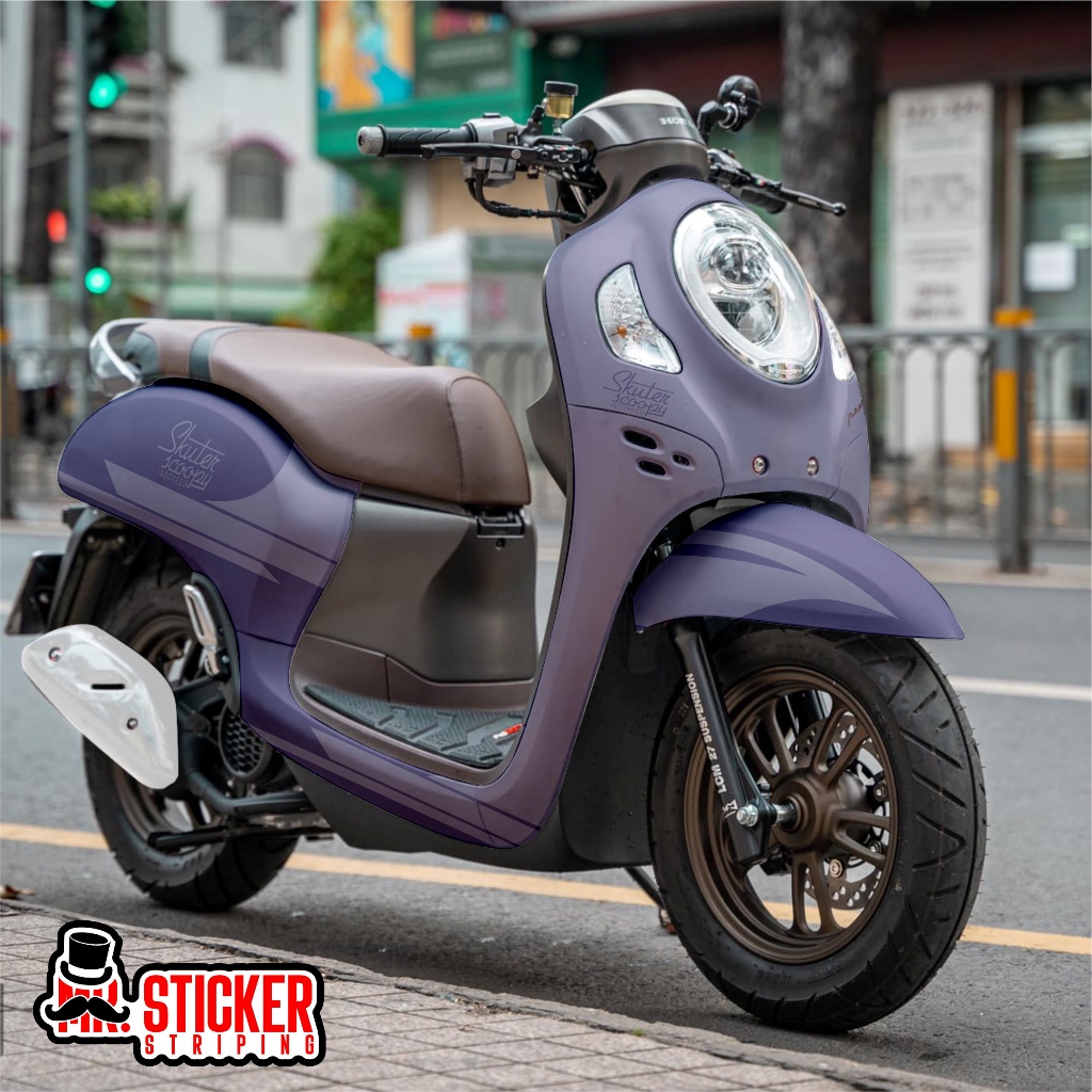 Jual Decal scoopy all type full body Full Blok custom Sticker print ...