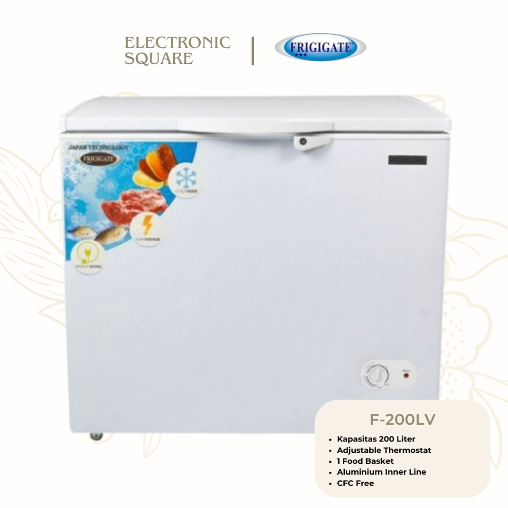 Jual Chest Freezer Frigigate F-200LV Kapasitas 200 Liter | Shopee Indonesia