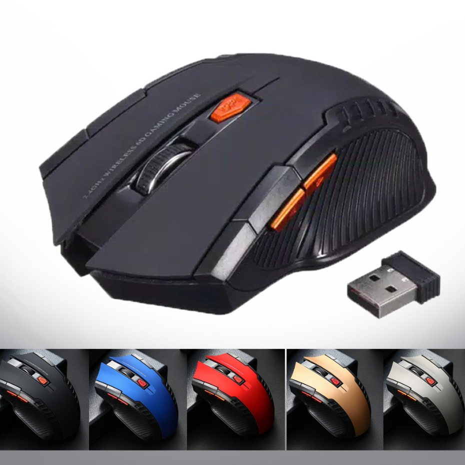 Jual Mouse GAMING Wireless 6D USB 2.4GHz TANPA KABEL | Shopee Indonesia