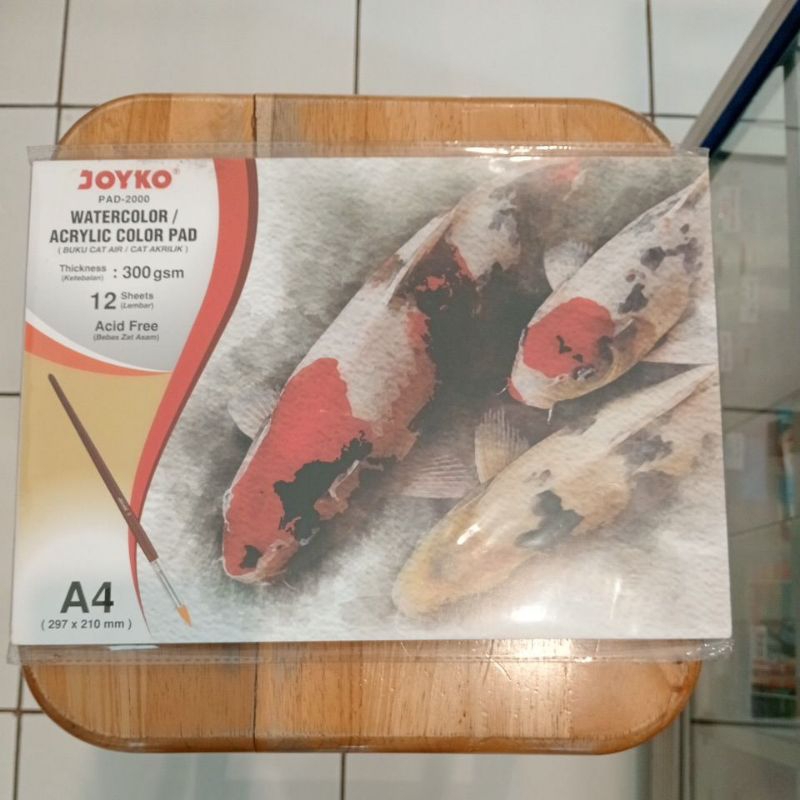 Jual buku cat air atau watercolor pad Joyko ukuran A4 | Shopee Indonesia
