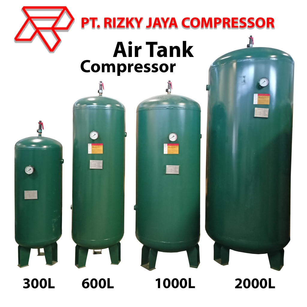Jual Tangki angin RJC 300 600 1000 2000 Liter Air Tank 300L 600L 1000L 2000L Tabung kompresor ...