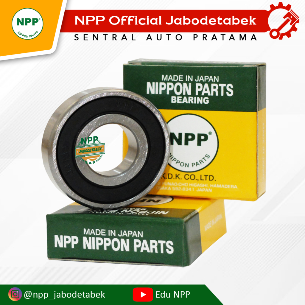 Jual LAHER / BEARING 6300 2RS NPP - 100% Original NPP | Shopee Indonesia