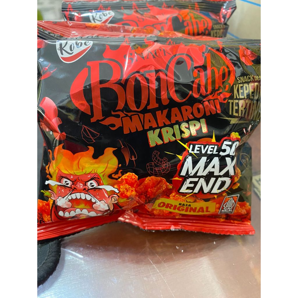 Jual Makaroni Bon Cabe Level 50 Max 1 Renceng 10 Bks @20gram | Shopee ...