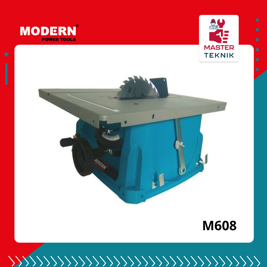 Jual MODERN M-608 Table Saw 8 Inch Meja Gergaji Potong Kayu M608 Mesin ...
