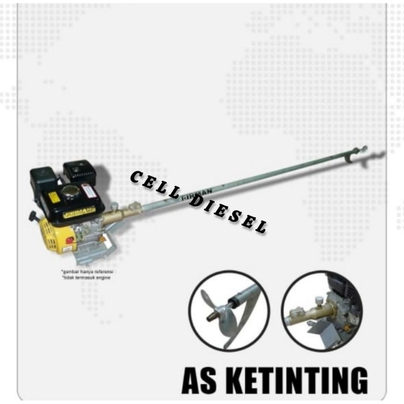 Jual as ketinting perahu nelayan FIRMAN + Mesin Penggerak GX 200 FIRMAN ...