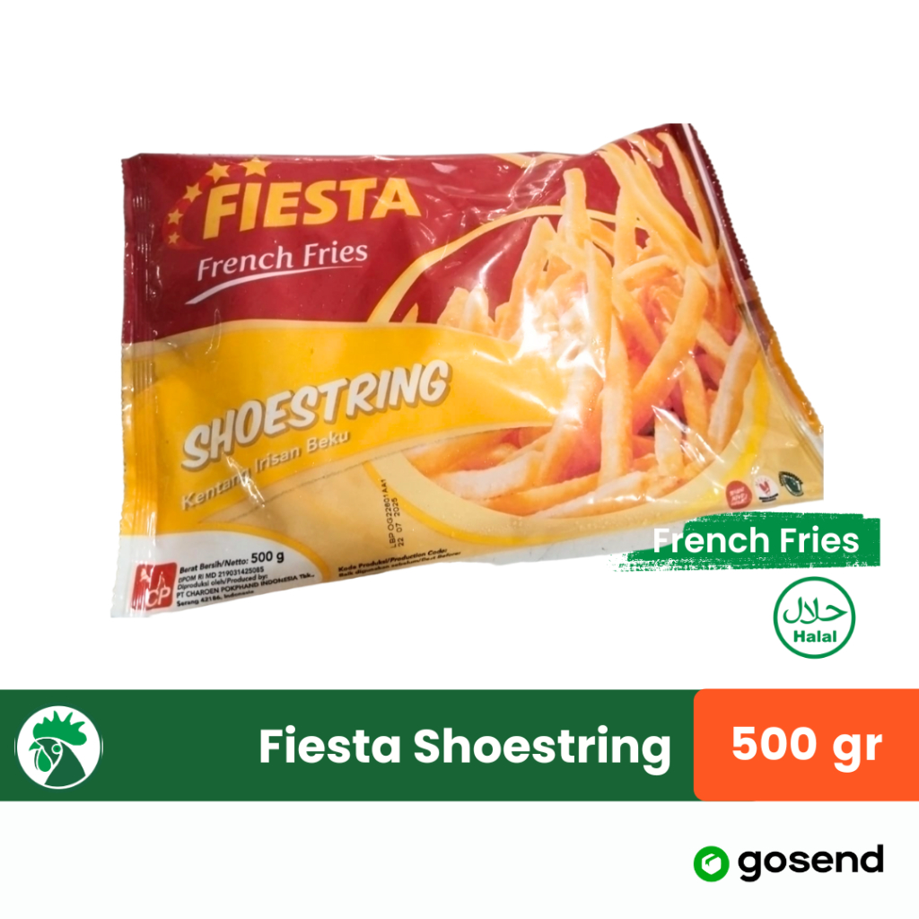 Jual Fiesta French Fries Shoestring Kentang Beku 500gr | Shopee Indonesia