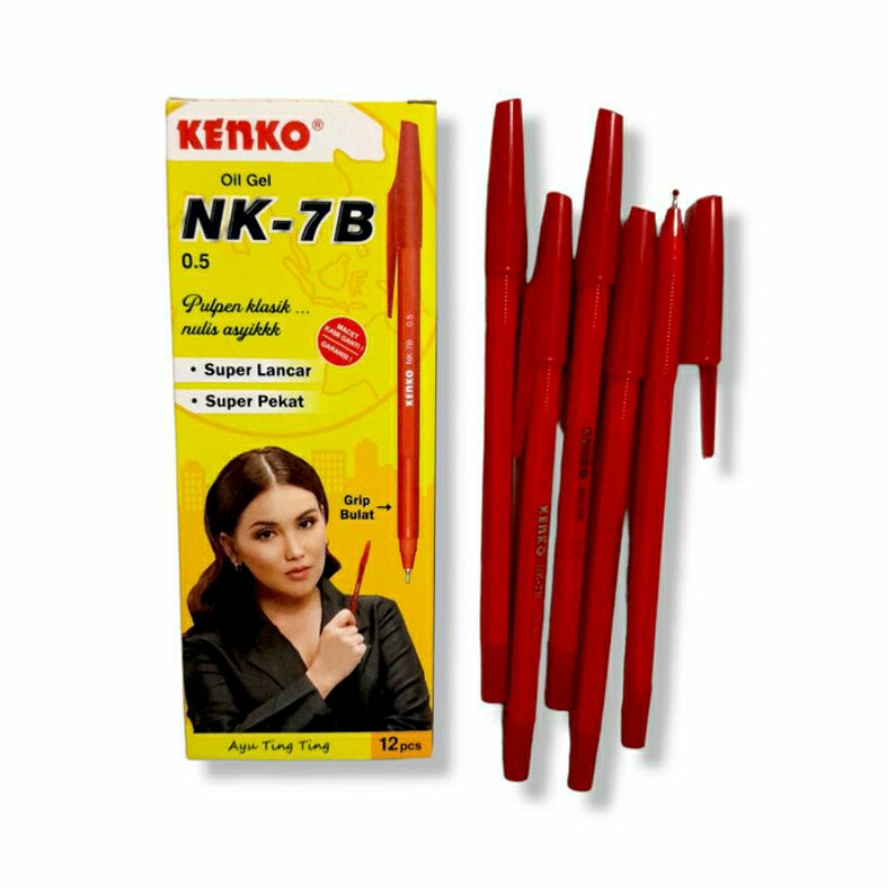 Jual pulpen kenko NK-7B Merah | Shopee Indonesia