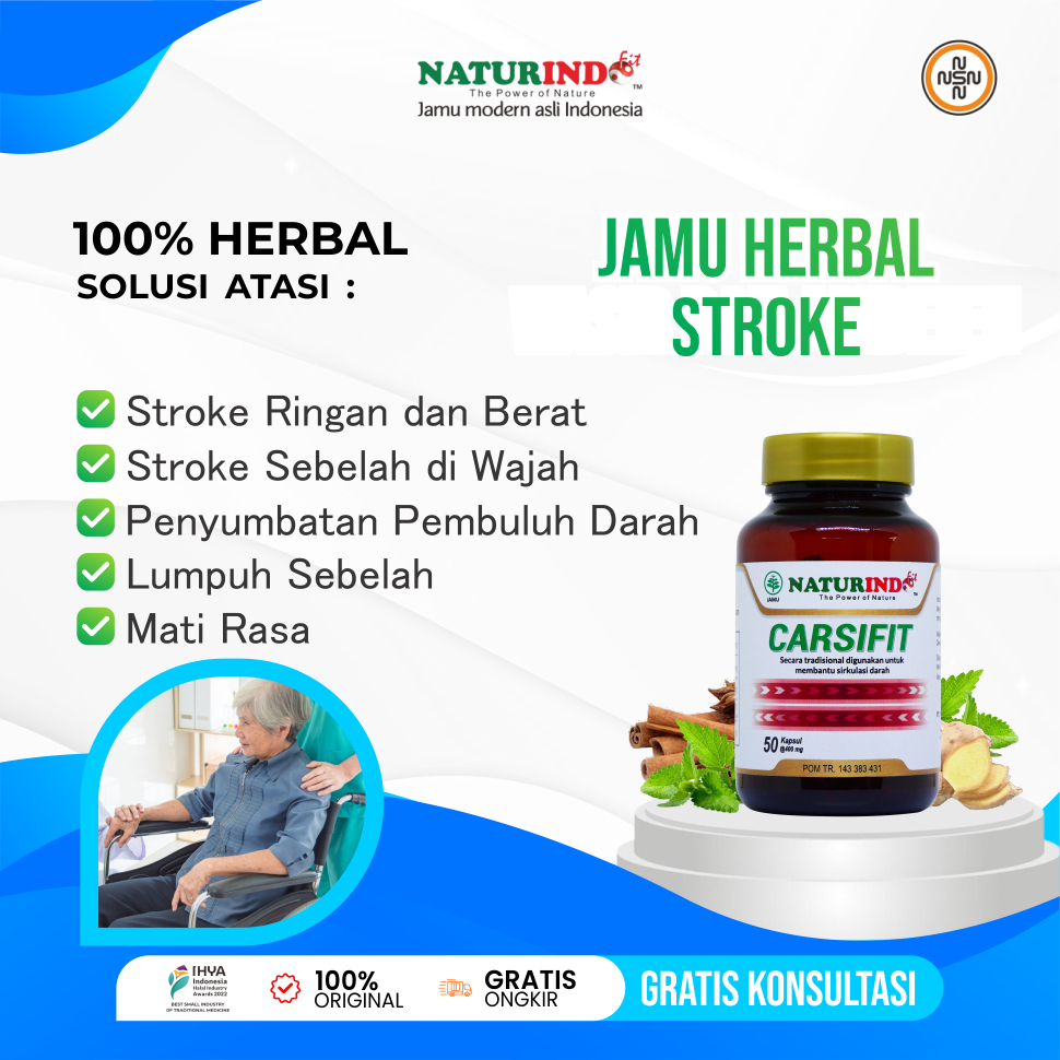 Jual Obat Stroke Struk Pengencer Darah Penyumbatan Pembuluh Darah ...