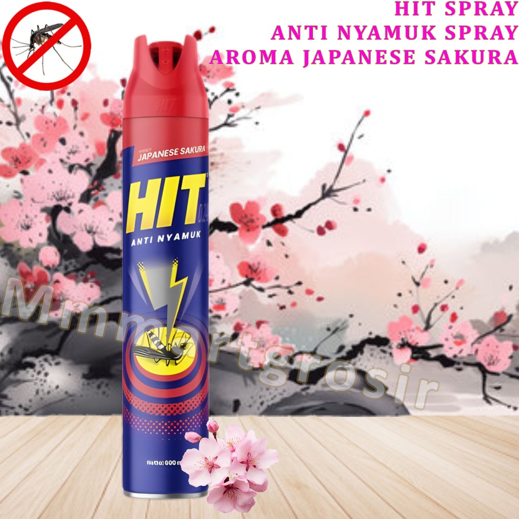 Jual Hit Spray / Anti Nyamuk Spray / Obat Nyamuk Aroma Japanese Sakura ...