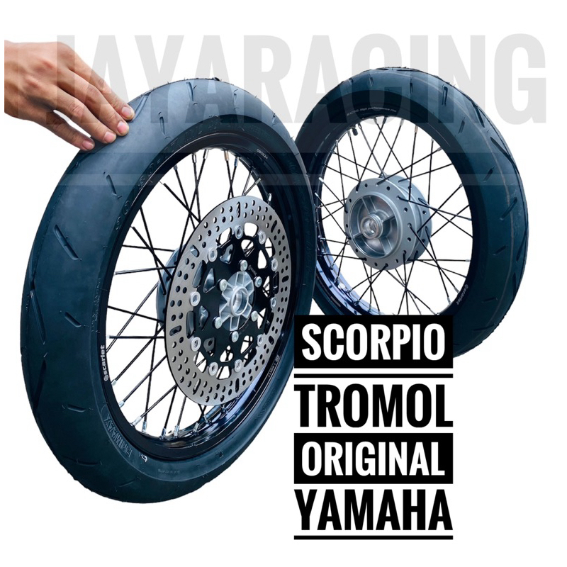 Jual Velg Scarlet set Scorpio ring 17 160 185 215 tromol original ...