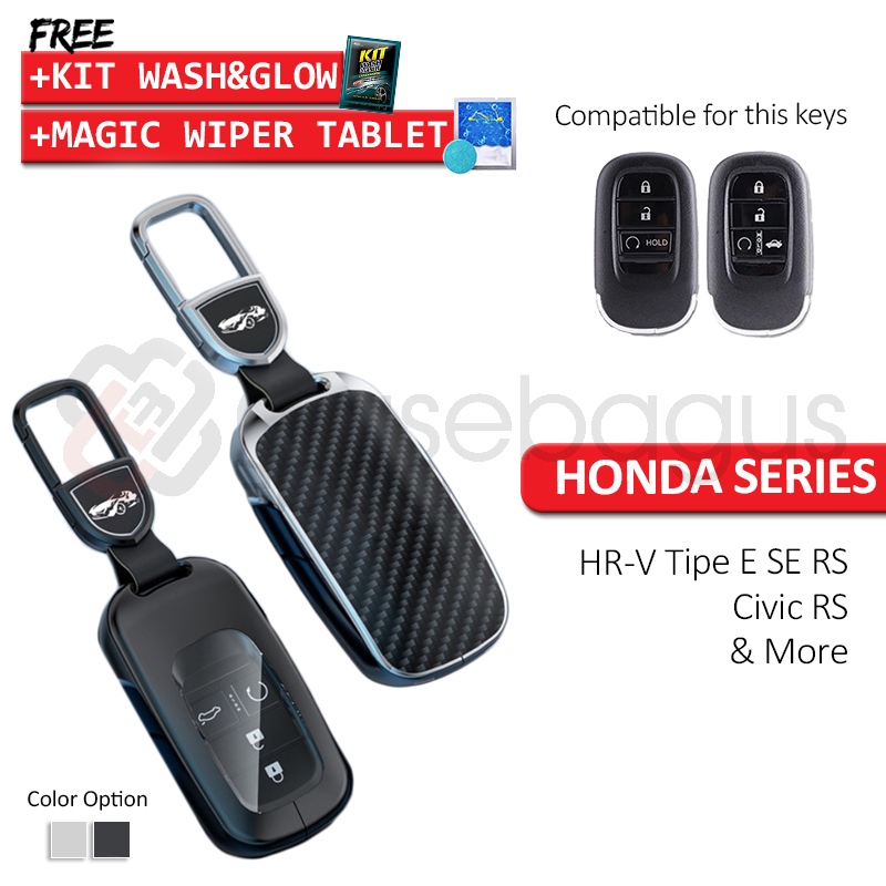 Jual Honda New HRV E SE RS 2022 - Elegant Carbon Case Kunci Mobil Key ...