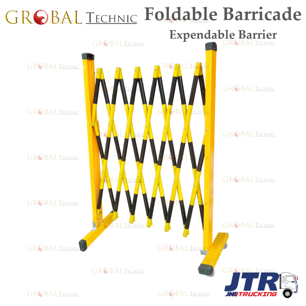 Jual Expandable Barricade Fiber Road Barrier Foldable / Pagar Lipat ...