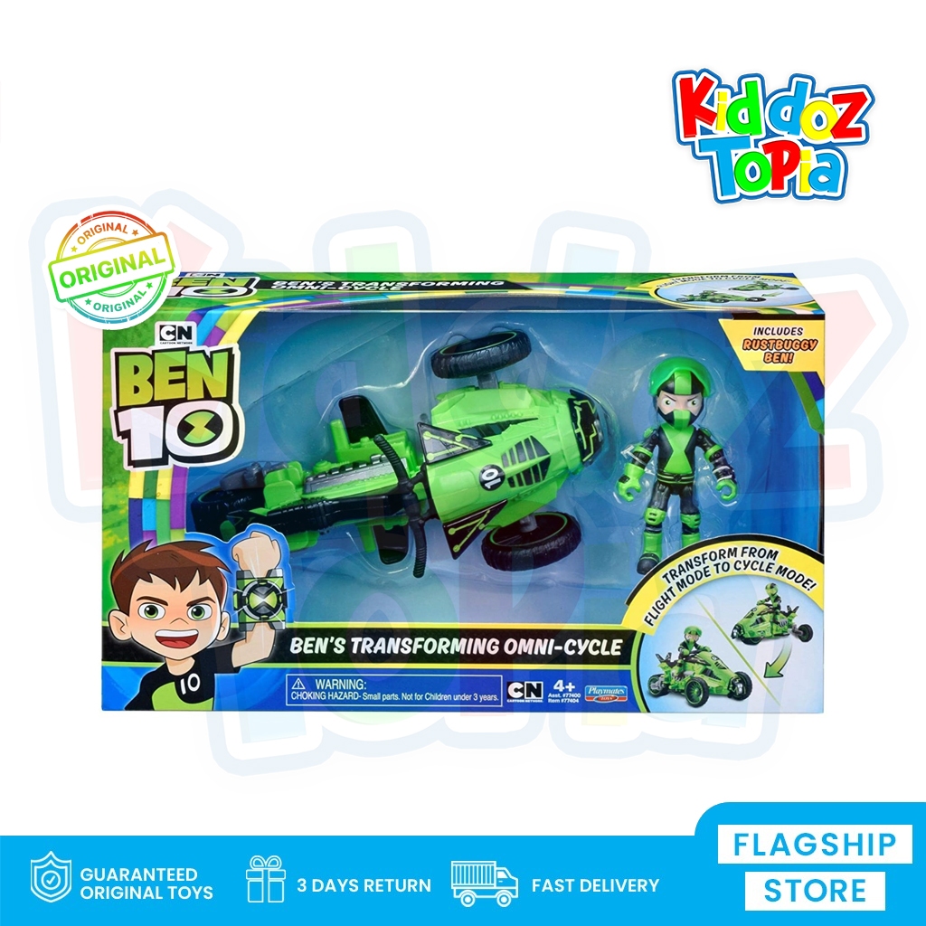 Jual Ben10 Ben 10 Ben’s Transforming Omni Cycle | Shopee Indonesia