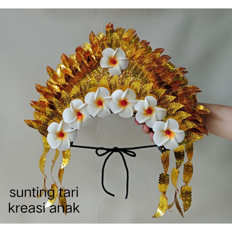 Jual sunting tari kreasi bali anak - mahkota sunting tarian anak ...