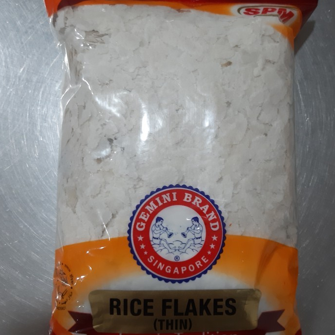 Jual RICE FLAKES POHA THIN SPM 500G / Serpihan Nasi Kental | Shopee ...