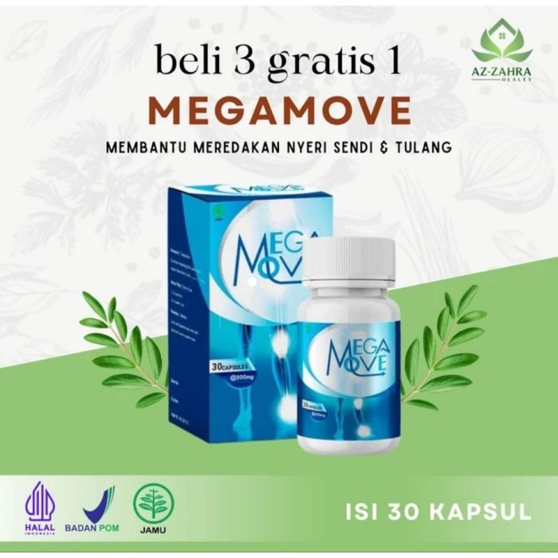 Jual MEGAMOVE - Mega Move Asli Original Obat Herbal Persendian Tulang Obat Sakit Otot dan Sendi ...