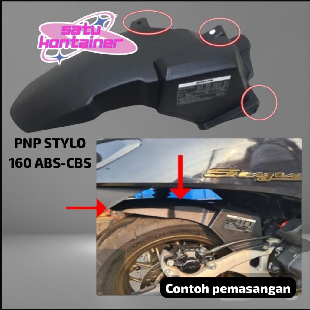Jual SPAKBOR KOLONG STYLO SPAKBOR PELINDUNG MESIN BAWAH MOTOR HONDA ...