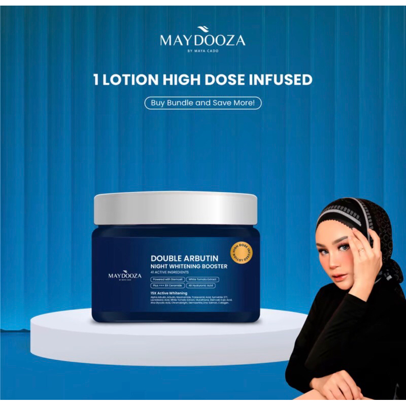 Jual (BIRU) ORI NEW LOTION HIGH DOSE INFUSED MAYDOOZA || HAND BODY ...