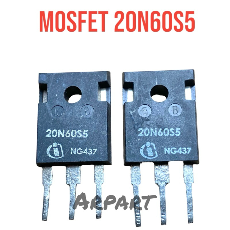 Jual mosfet 20N60S5 20A 600v cabutan original | Shopee Indonesia