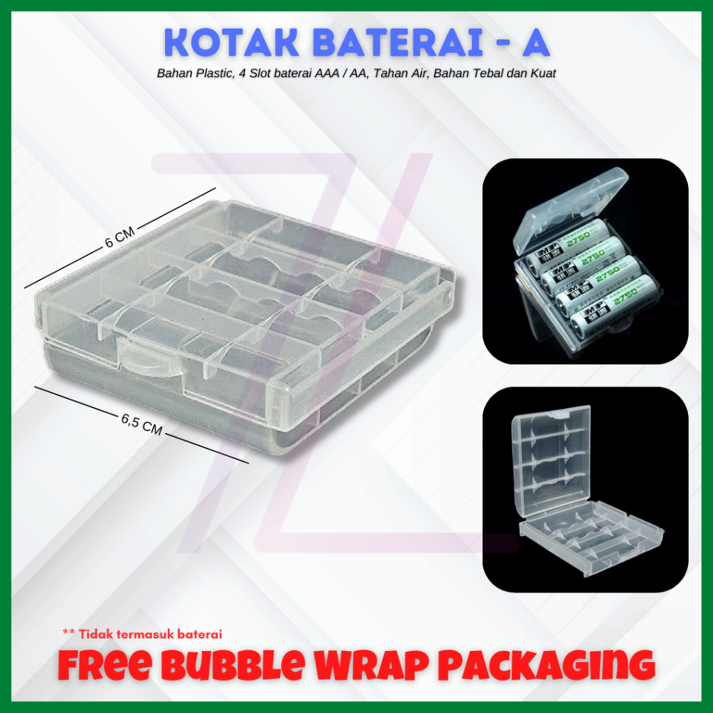 Jual Kotak Baterai / Battery Case / Kotak Baterai AA AAA 18650 Camera ...