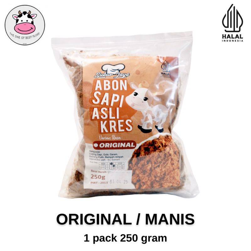 Jual Abon Sapi Asli Juara RASA ORIGINAL / MANIS (Kemasan Baru) | Shopee ...