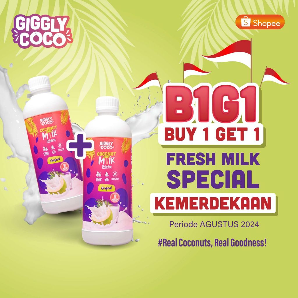 Jual Giggly Coco - Fresh Coconut Milk | Shopee Indonesia