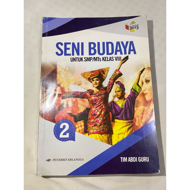 Jual buku paket seni budaya kelas 8 kurikulum merdeka erlangga | Shopee Indonesia